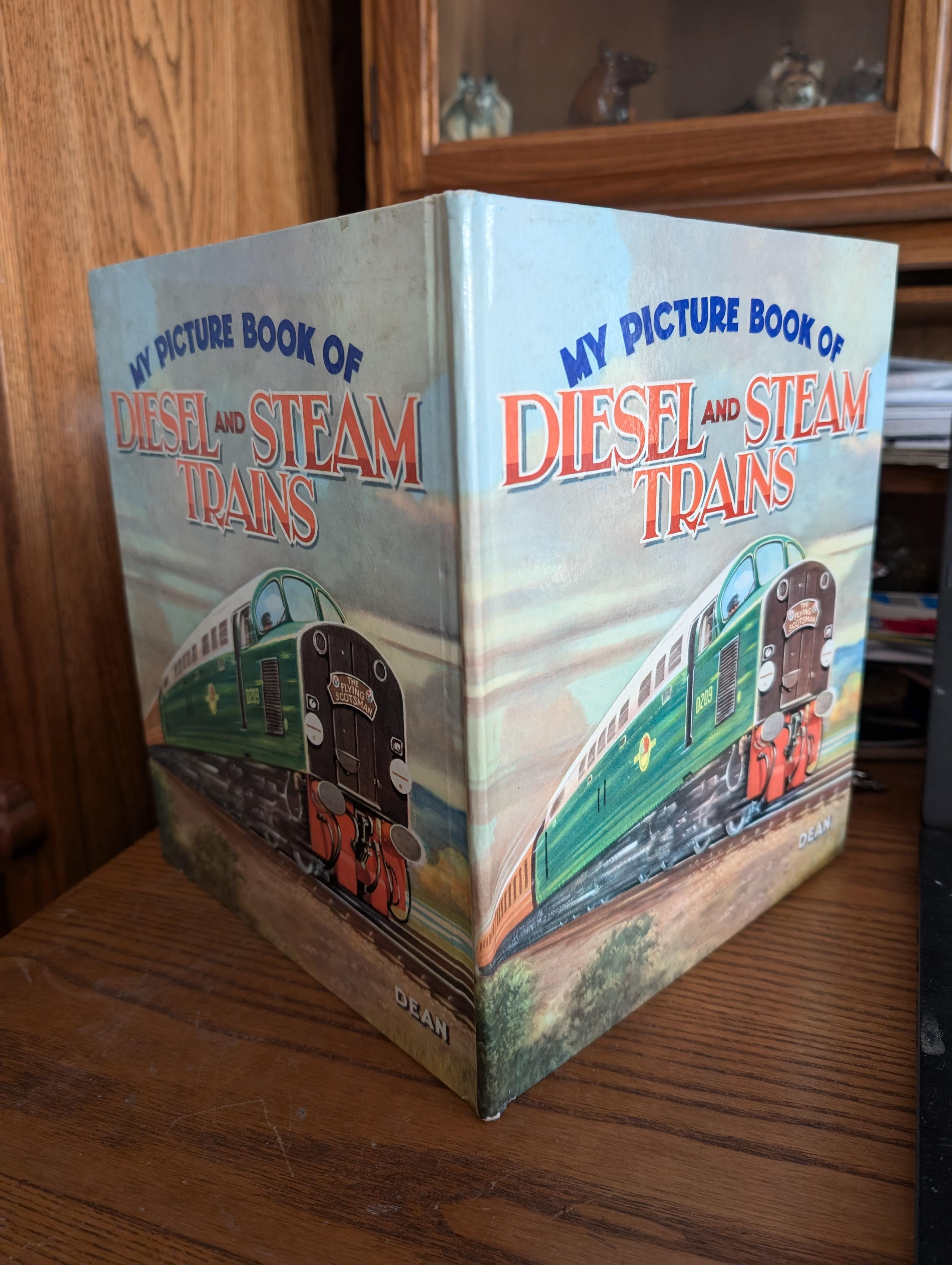 MY PICTURE BOOK OF DIESEL AND STEAM TRAINS by ARTHUR W. BALDWIN: Very ...