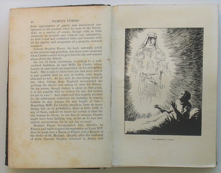 Famous Curses by Elliott O'Donnell: Poor Hardcover (1929) First Edition ...