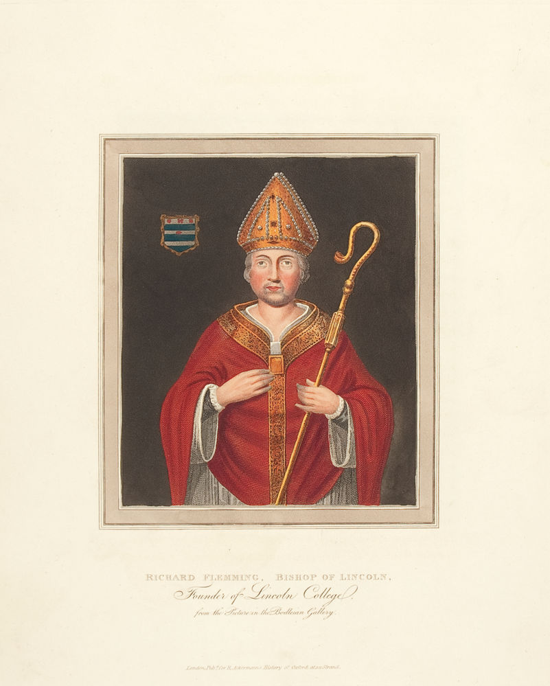 Richard Fleming, Bishop of Lincoln, Founder of Lincoln College. par ...