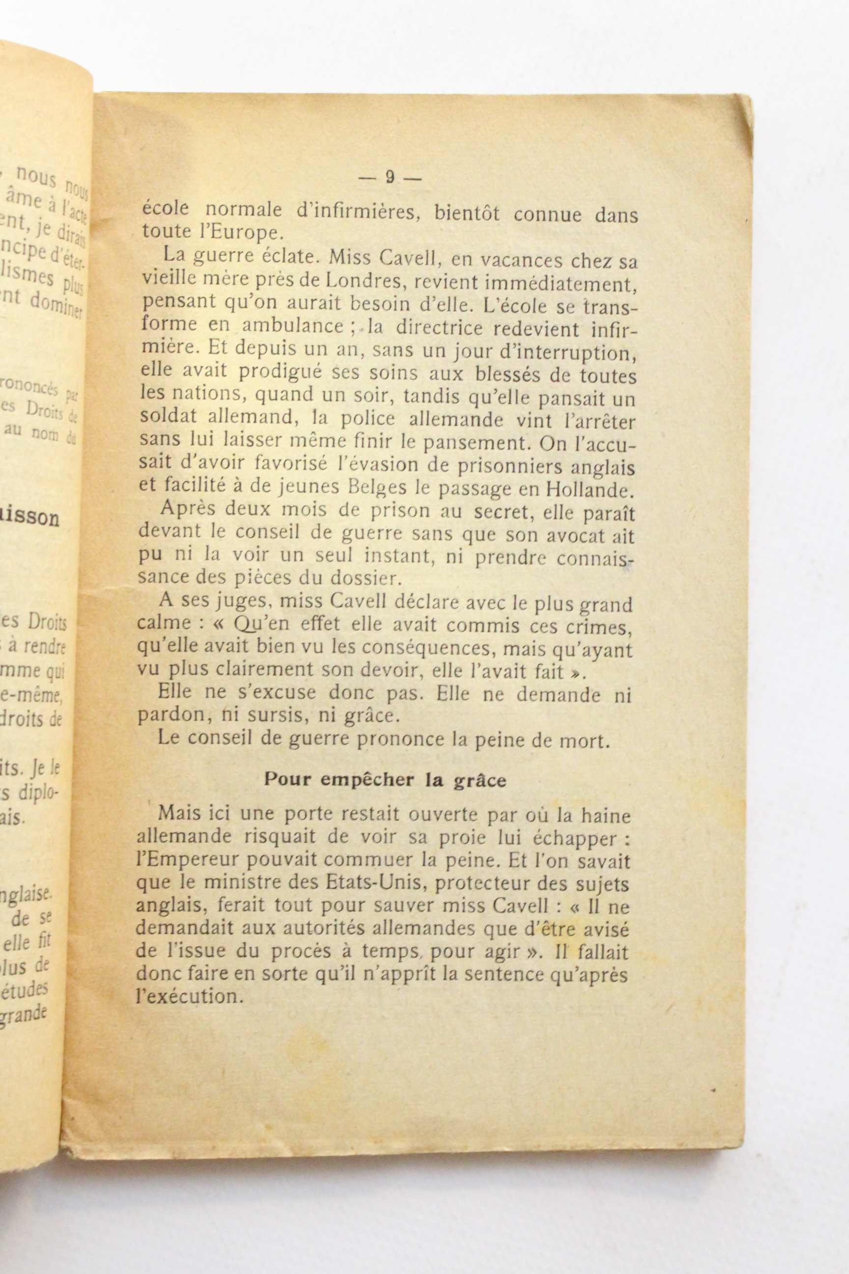 Miss Edith Cavell by Eugène JACQUET: couverture souple (1916 ...