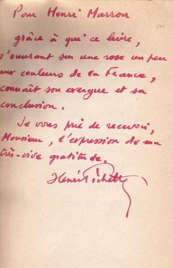 Les revendications by Henri PICHETTE: couverture souple (1958) Signed ...
