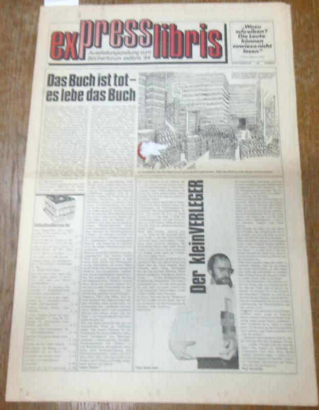 expresslibris. Ausstellungszeitung zum Bücherforum exlibris 1984. Aus ...