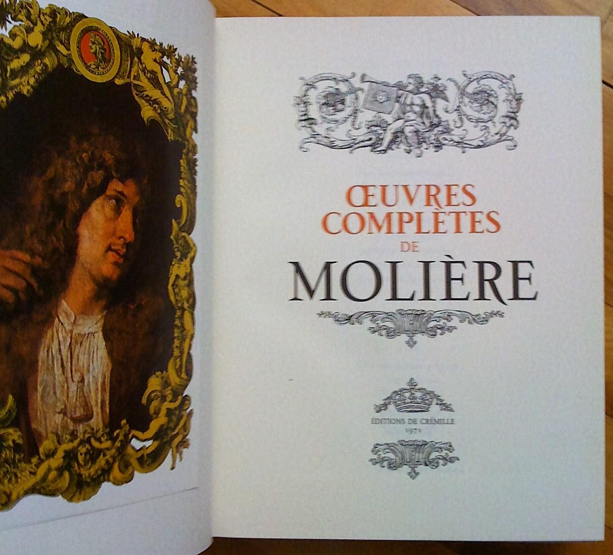 Oeuvres complètes by Molière: Très bon Couverture rigide (1971) | Livresse