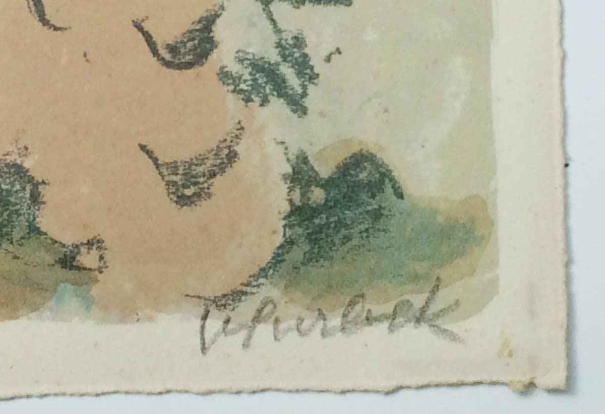 Beatenberg I von Surbek, Victor: Signatur des Verfassers Kunst / Grafik ...