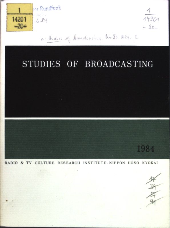 Teletext and TV Programs for the Deaf and the Hard of Hearing in Japan ...