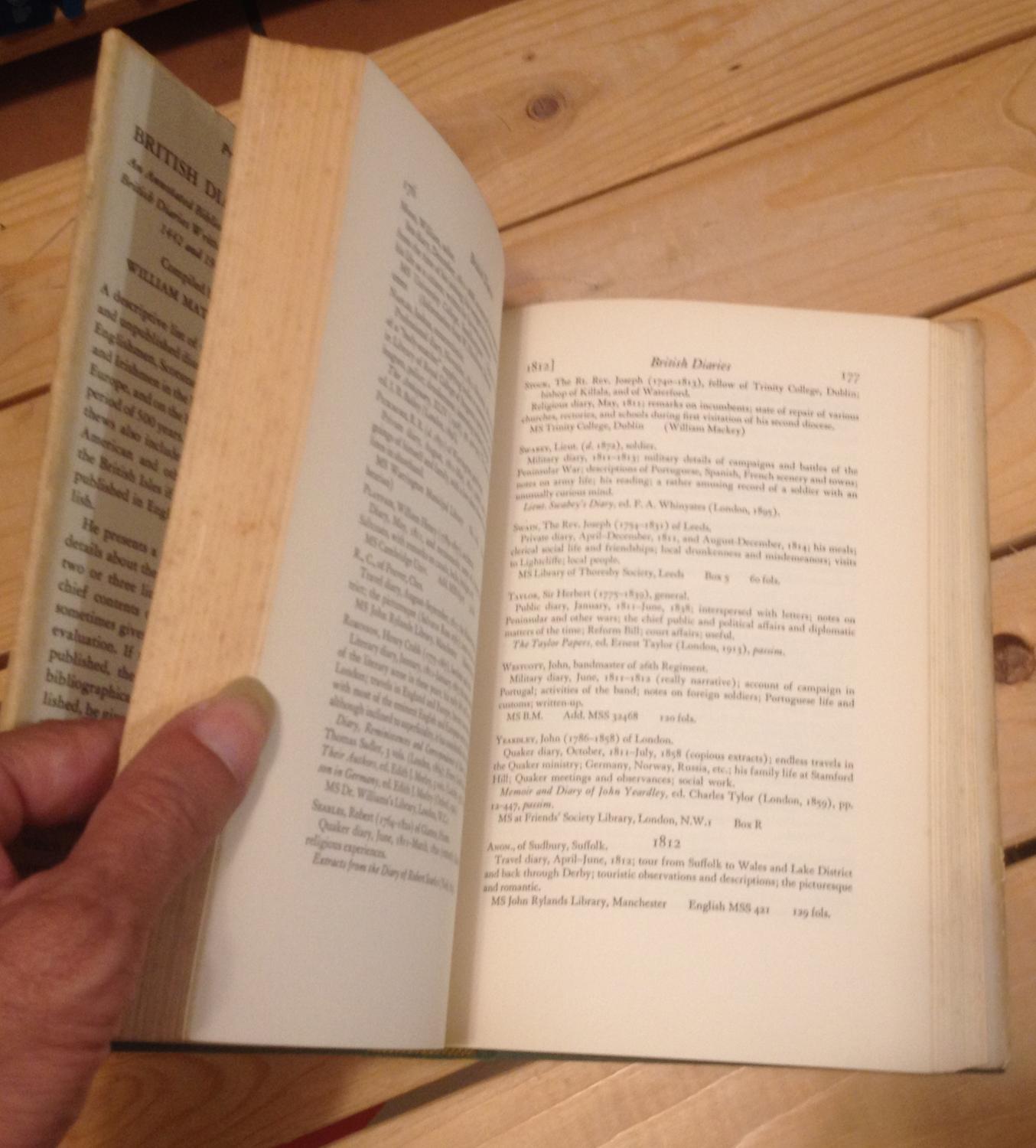 British Diaries: An Annotated Bibliography of British Diaries Written ...