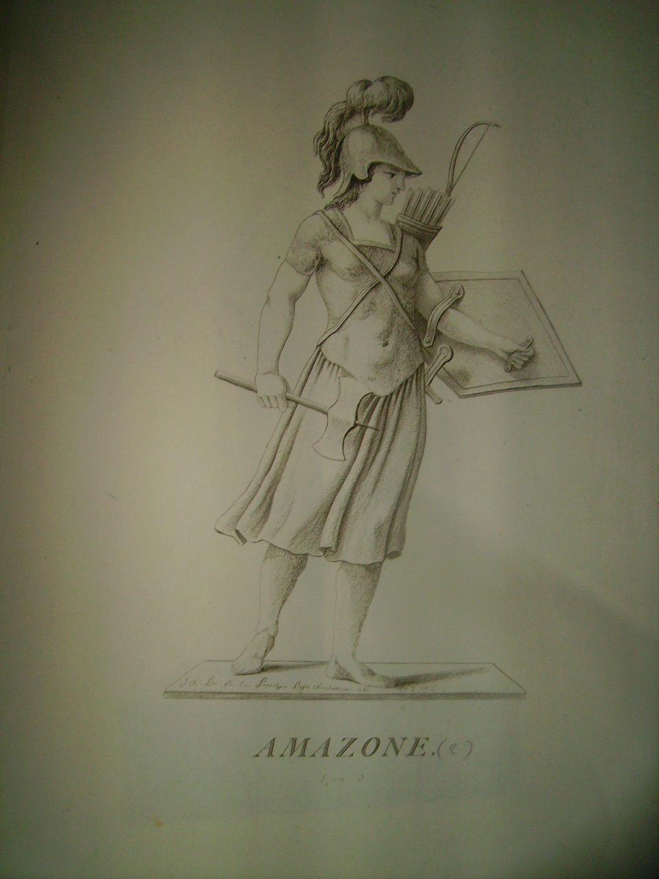 GRAVURE XVIIIe:AMAZONE(2) by BAR Jacques-Charles: (1780) Art / Print ...