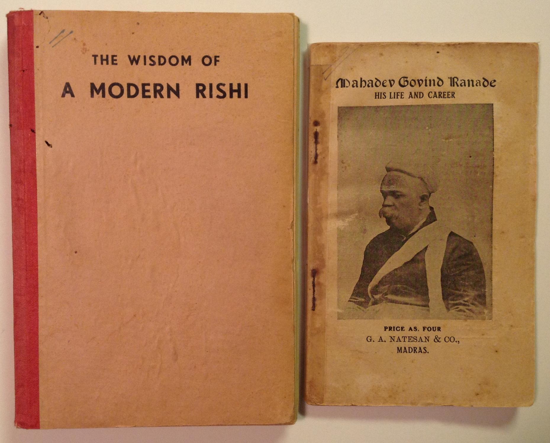 The Wisdom of a Modern Rishi (Writings and Speeches of Mahadev Govind ...
