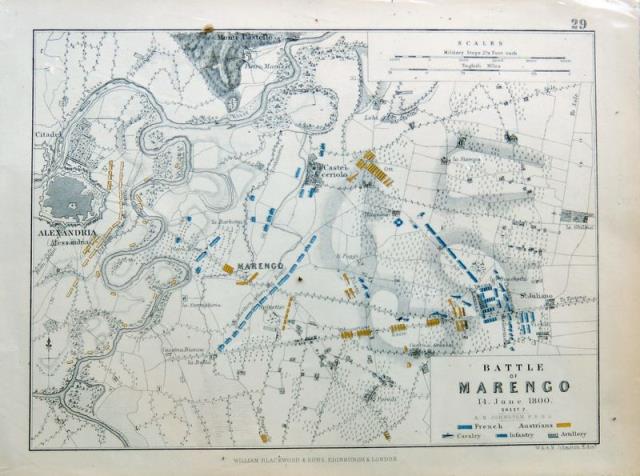Battle of Marengo. by BLACKWOOD, WILLIAM & SONS.: (1880) Art / Print ...