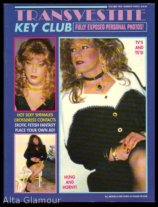 TRANSVESTITE KEY CLUB Vol. 02, No. 03: (1990) | Alta-Glamour Inc.