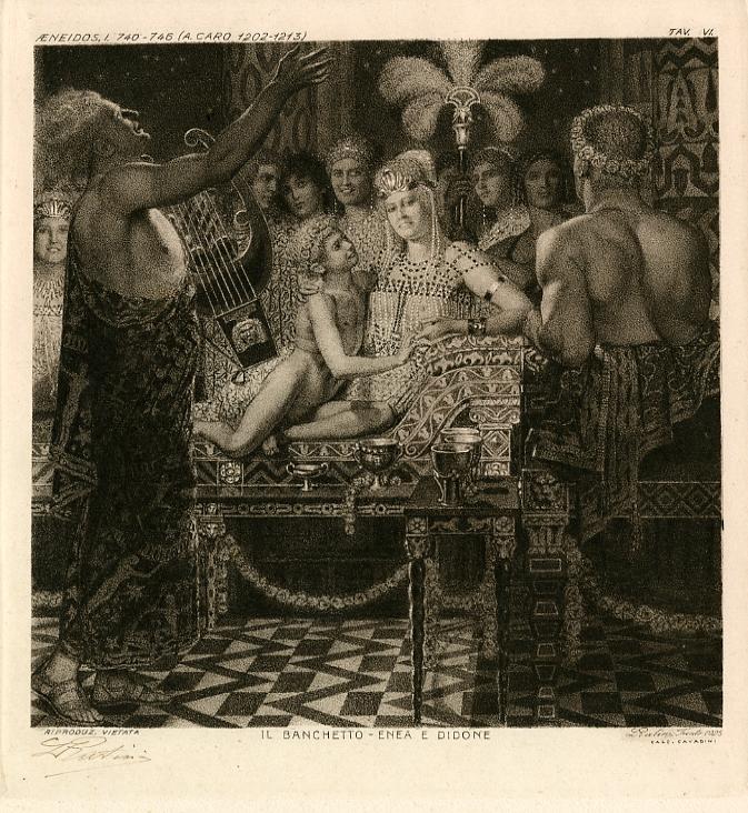Il banchetto. Enea e Didone. by RATINI, Luigi.: (1925) | Studio ... Il banchetto. Enea e Didone. by RATINI, Luigi.: (1925) | Studio ...