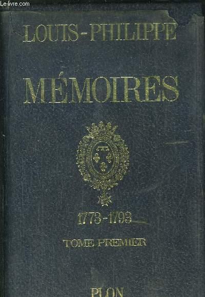 MEMOIRES DE LOUIS PHILIPPE DUC D'ORLEANS - TOME I by LOUIS-PHILIPPE ... MEMOIRES DE LOUIS PHILIPPE DUC D'ORLEANS - TOME I by LOUIS-PHILIPPE ...