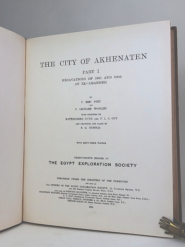 The City of Akhenaten. Part I: Excavations of 1921 and 1922 at el ...