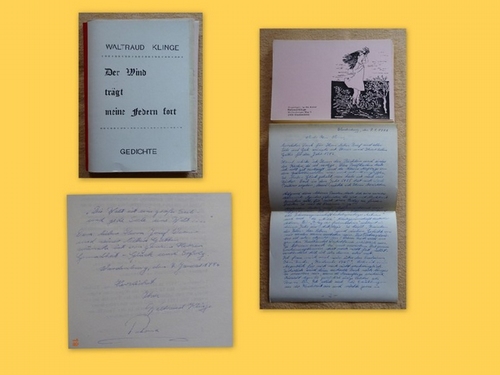 Der Wind trägt meine Feder fort (Gedichte) by Klinge, Waltraud (Paloma ...