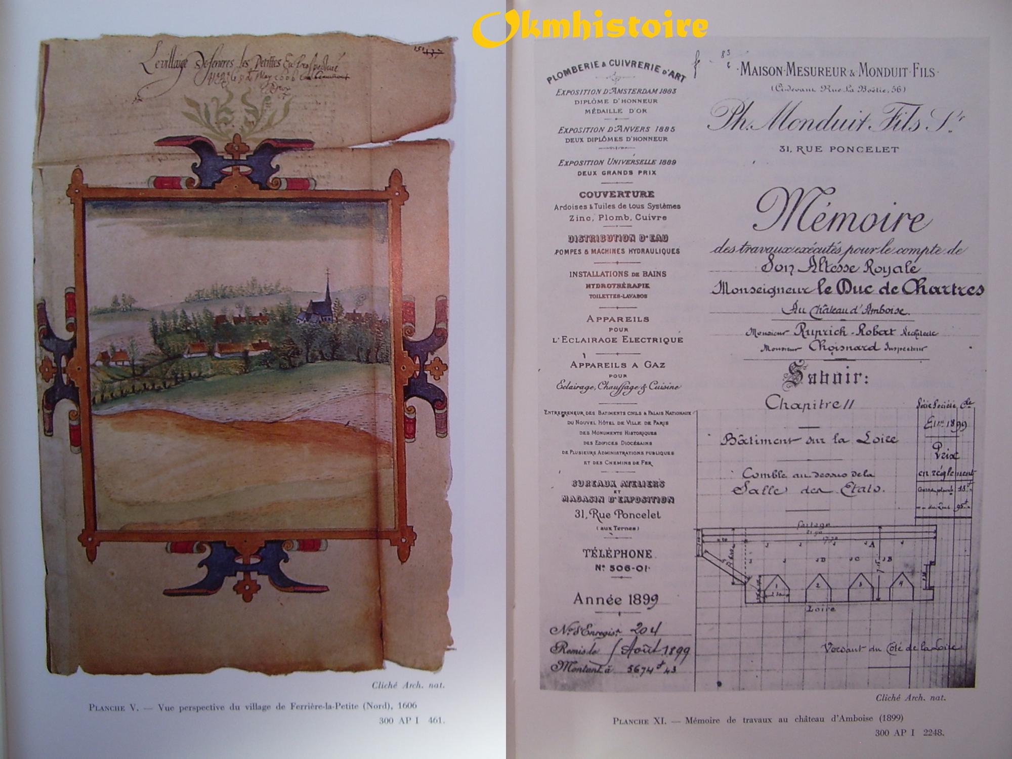 Archives de la Maison de France ( Branche d'Orléans ) . ---------- 4 ...