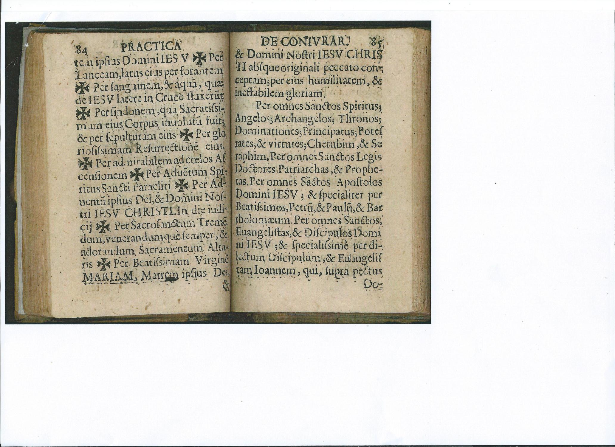 PRACTICA DE CONJURAR EN QUE SE CONTIENEN EXORCISMOS Y CONJUROS CONTRA ...
