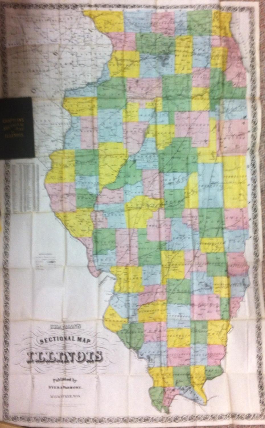 Chapman's Sectional Map of Illinois by Chapman, Silas: Very Good ... Chapman's Sectional Map of Illinois by Chapman, Silas: Very Good ...