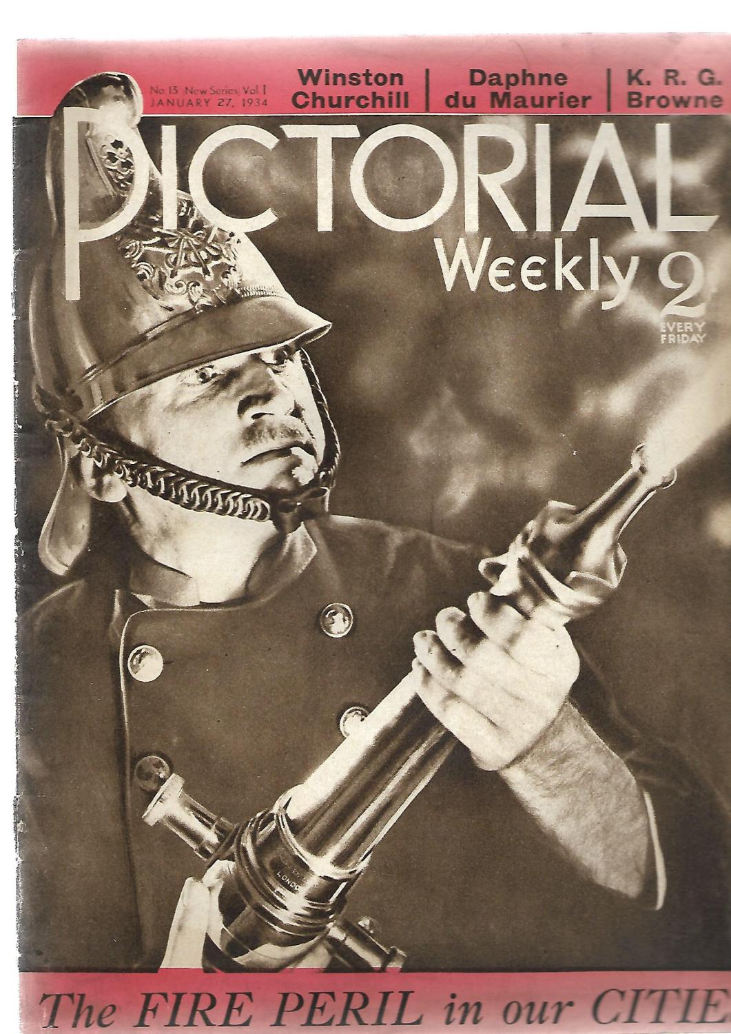 Pictorial Weekly magazine. January 27, 1934. No. 13. (New Series ...