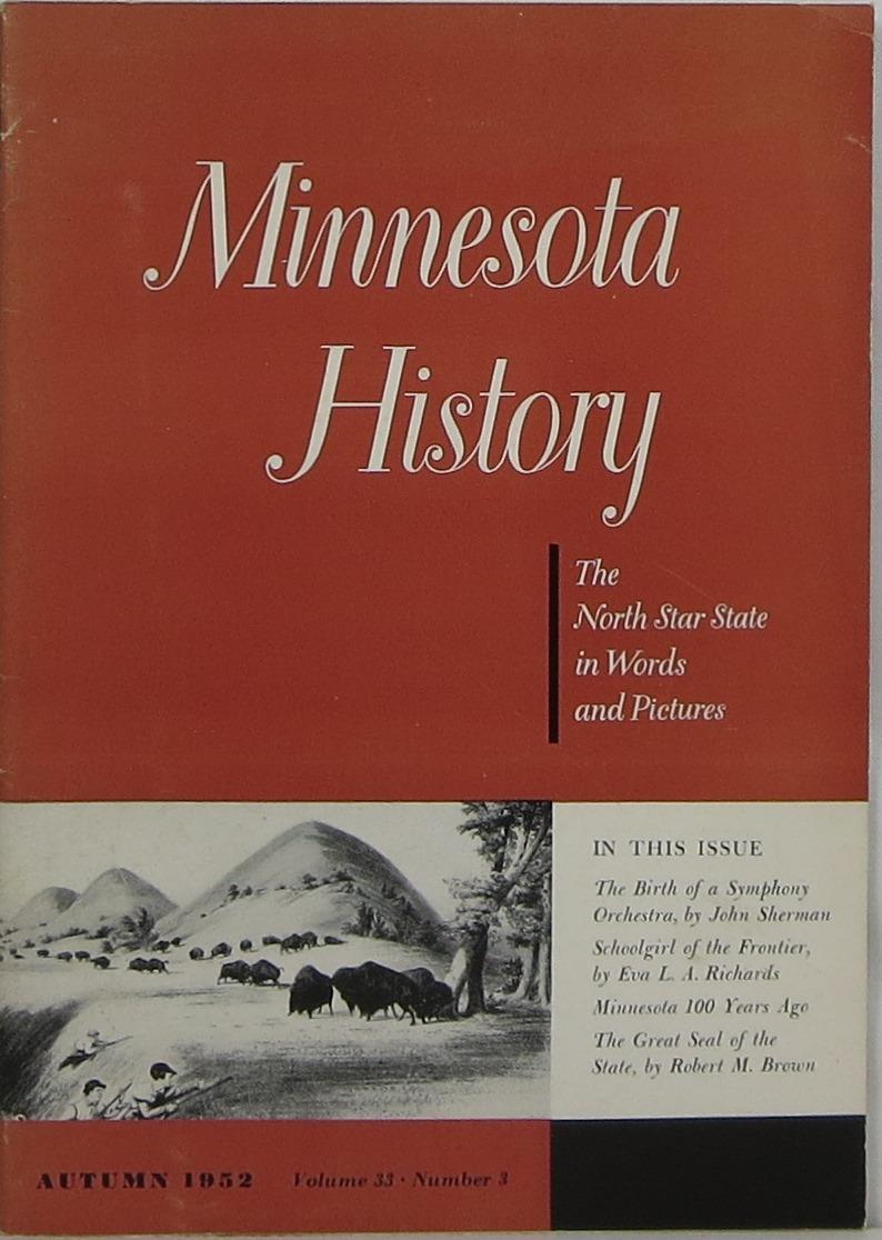 Minnesota 100 Years Ago by Hoeffler, Adolf (text and illustrations) and ...