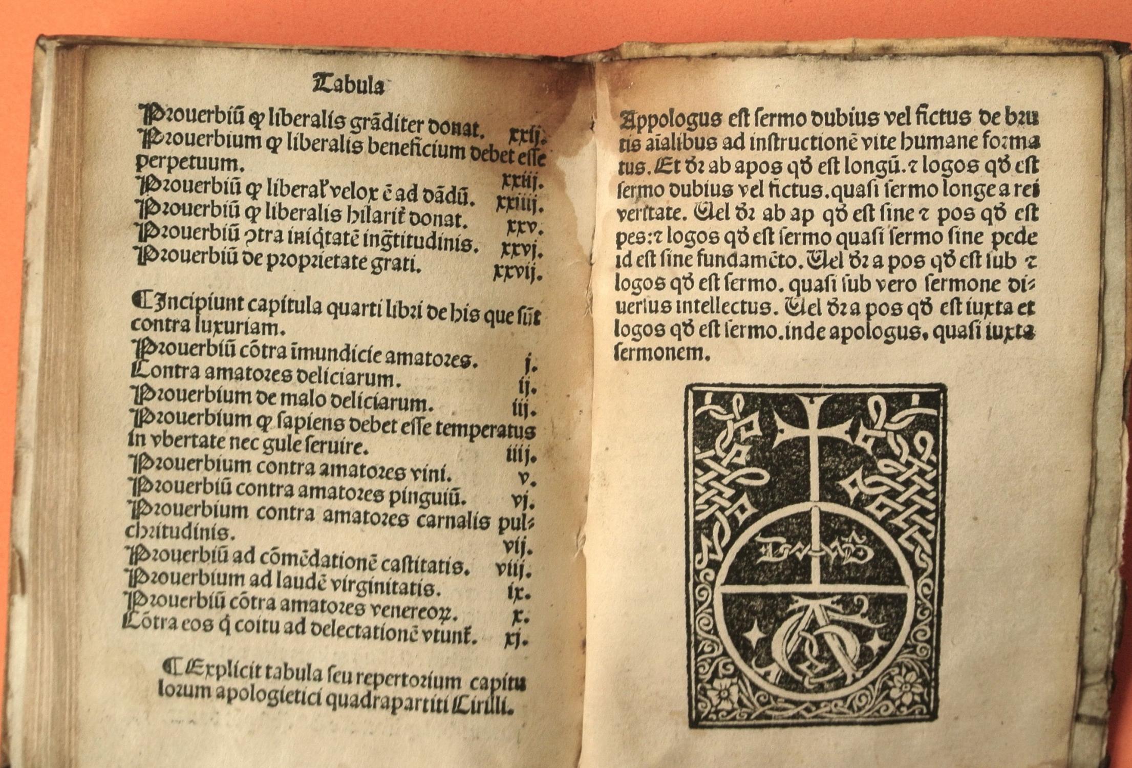 [Incipit:] Speculum sapientie beati Cirilli episcopi alias ...