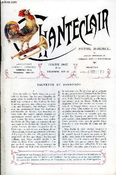 CHANTECLAIR N° 72 - SALVETTE ET BERNADOU PAR ALPHONSE DAUDET, LE ...