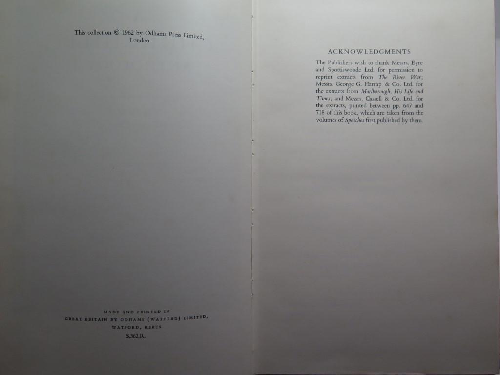 A Churchill Anthology: Selections from the writings and speeches of Sir ...