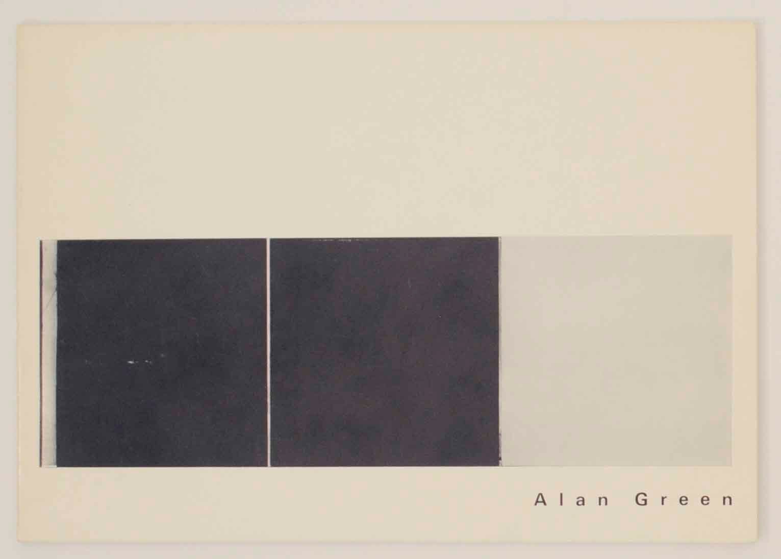 Alan Green by GREEN, Alan: (1975) | Jeff Hirsch Books, ABAA