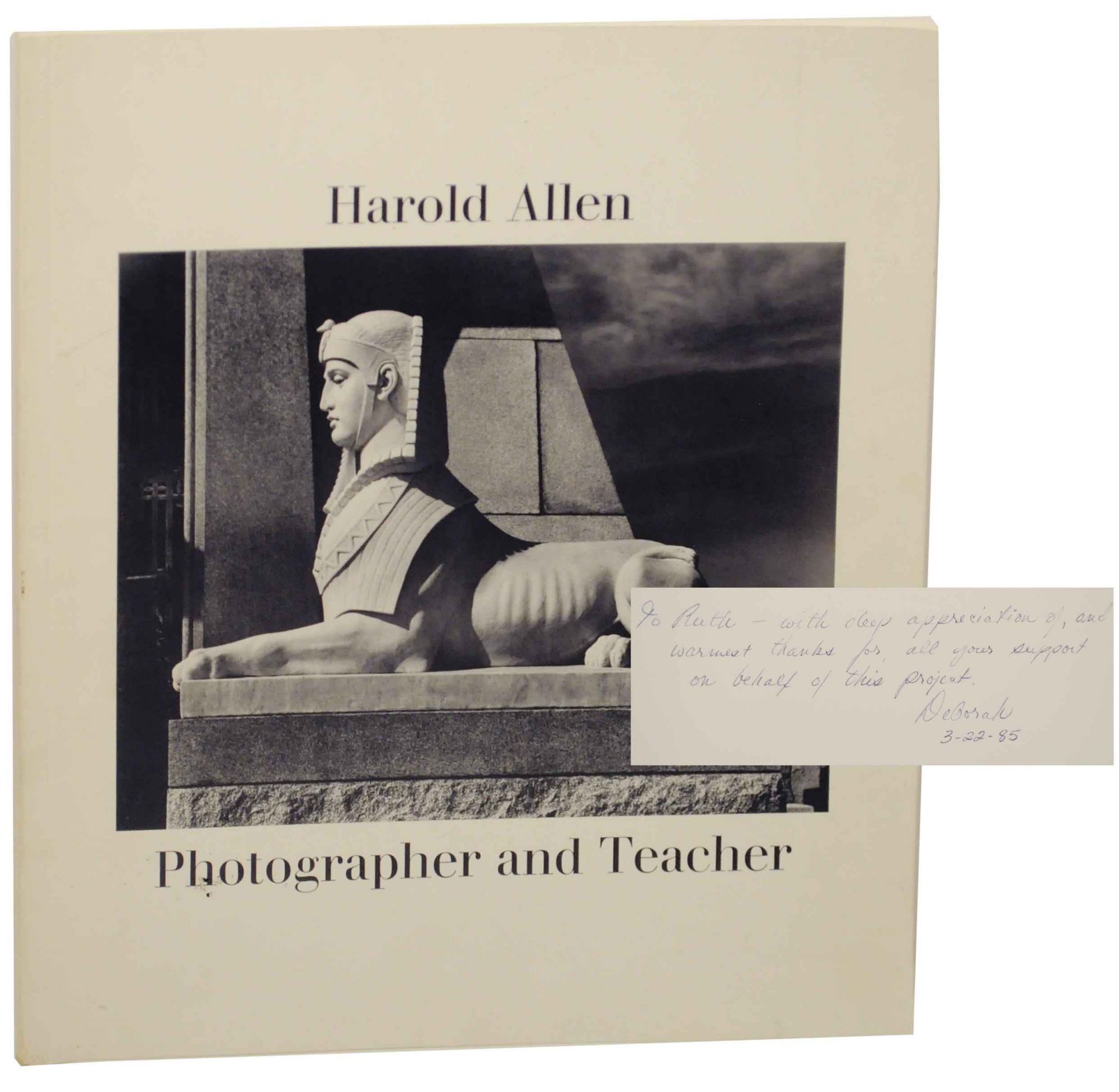 Harold Allen: Photographer and Teacher (Signed First Edition) by ALLEN ...