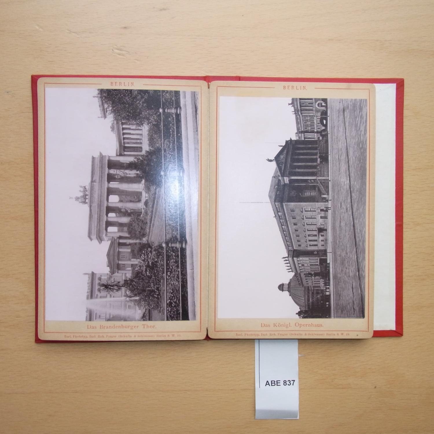 Leporello BERLIN von Berliner Phototyp. Inst. Rob. Prager: Befriedigend ...