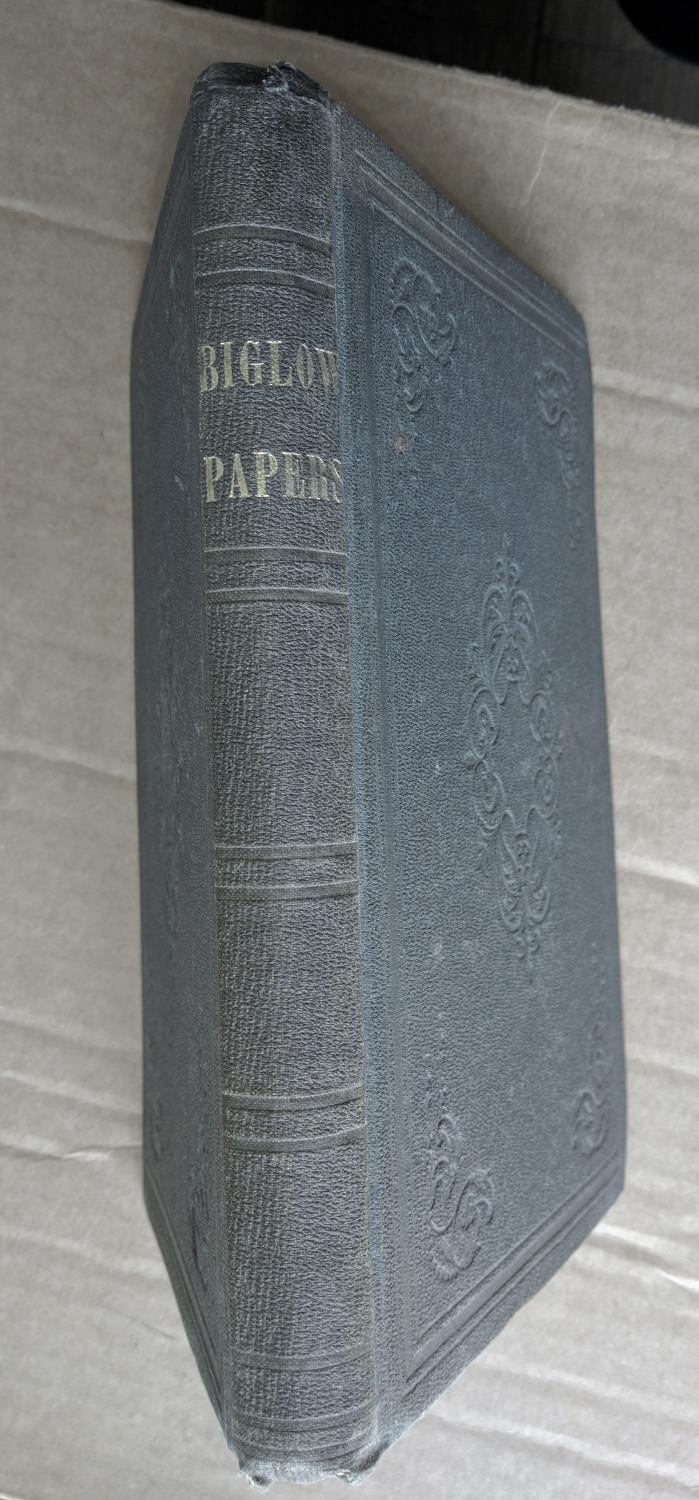 Meliboeus Hipponax The Biglow Papers by Wilbur, Homer (Lowell, James ...