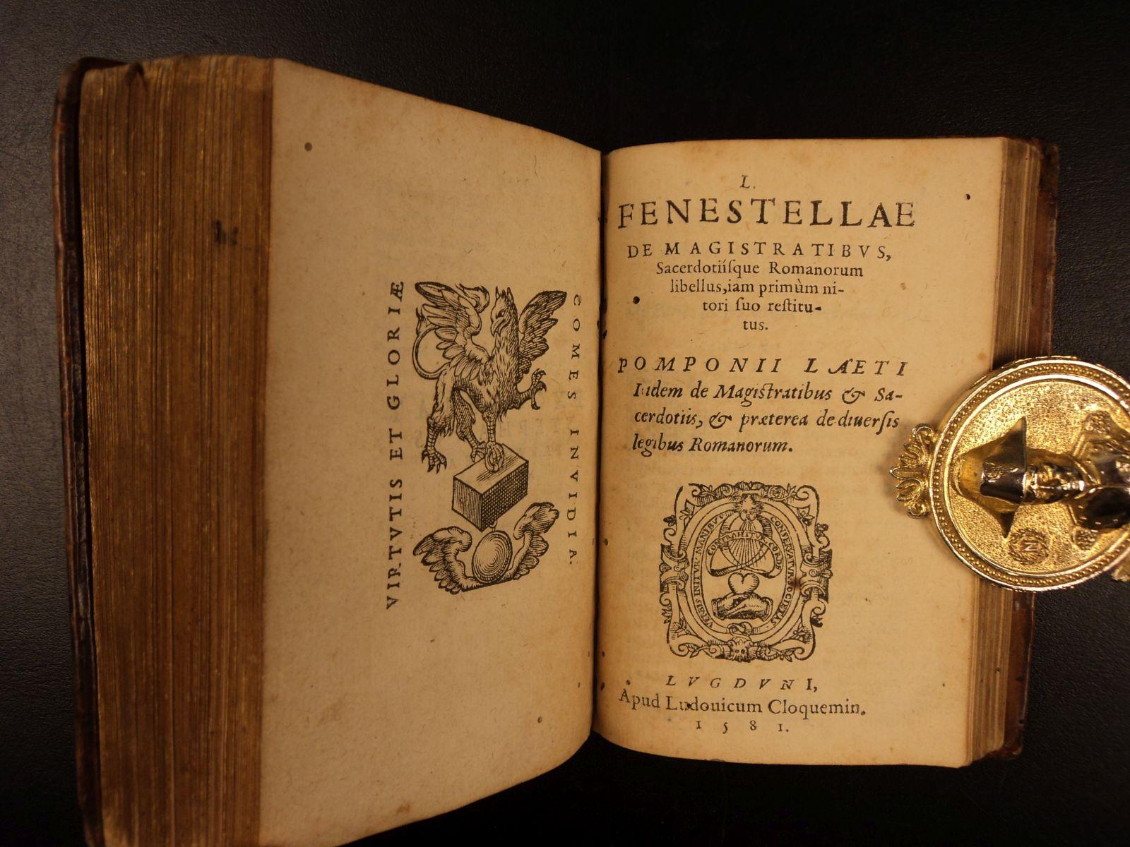 1585 Justin & Trogus Pompeius Macedonia ROME Roman Cults Rituals ...