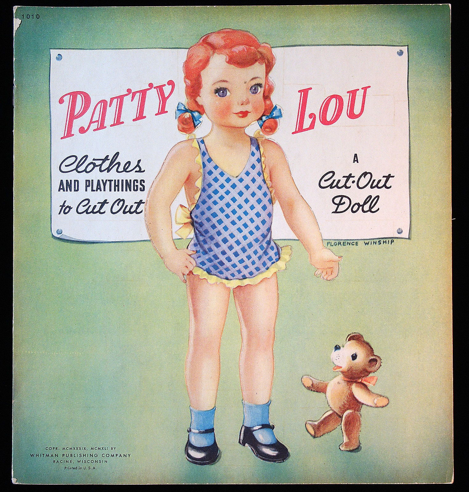 Patty Lou clothes and playthings to cut out: A Cut-Out Doll: (1940 ...