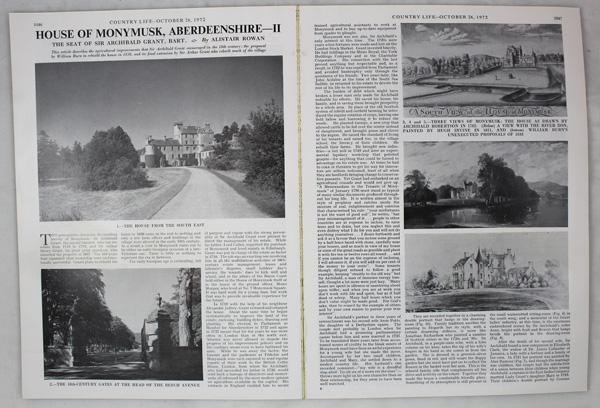 Original Issues of Country Life Magazine Dated October 19th & 26th 1972 ...