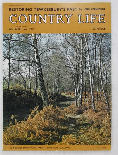 Original Issues of Country Life Magazine Dated October 19th & 26th 1972 ...