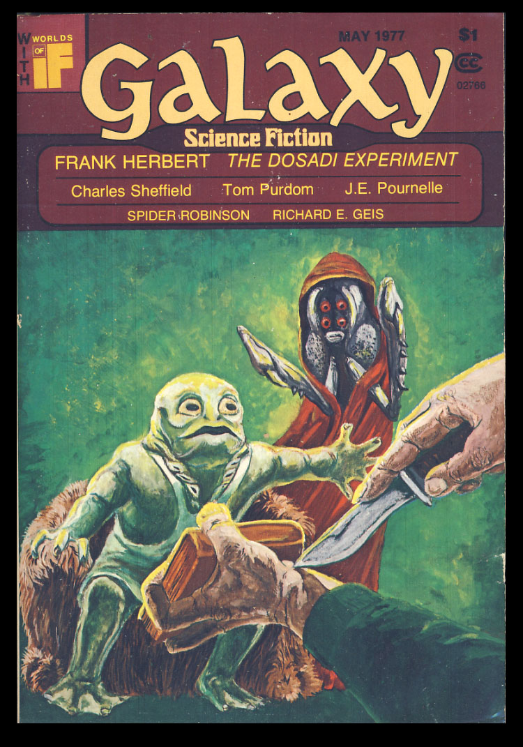 Galaxy May 1977 by Baen, James, ed: Pictorial wrappers (1977) First ...