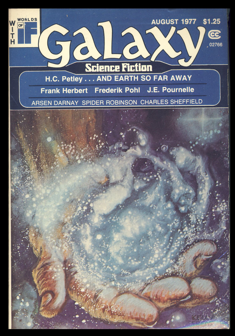 Galaxy August 1977 by Baen, James, ed: Pictorial wrappers (1977) First ...