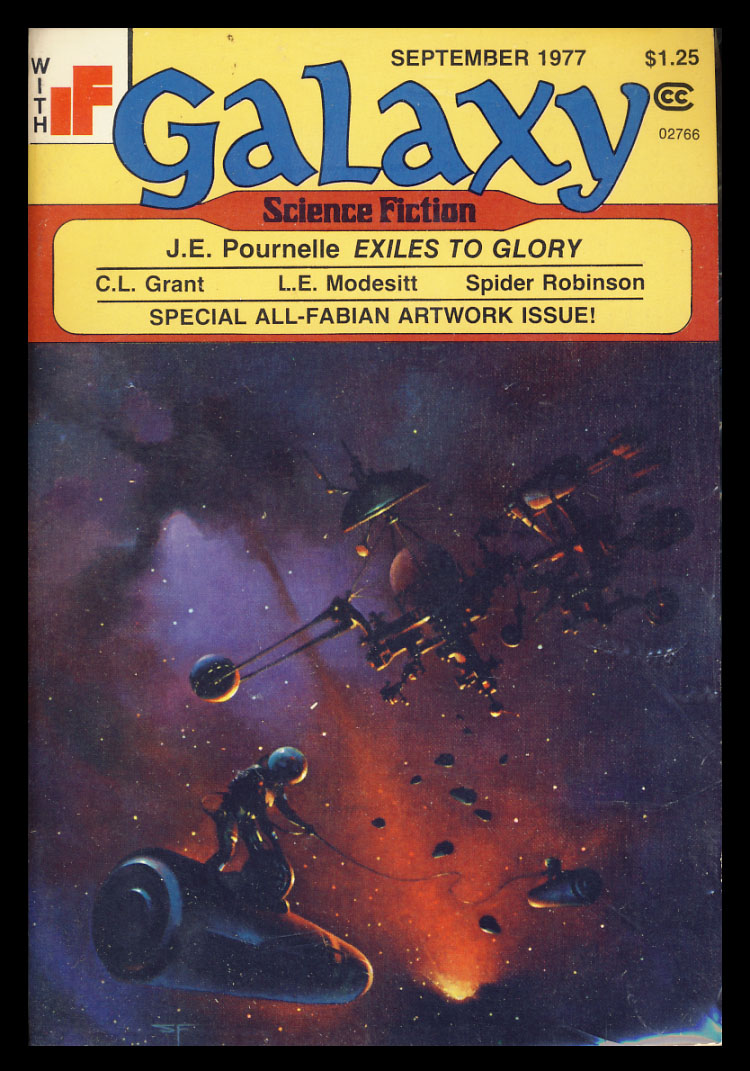 Galaxy September 1977 by Baen, James, ed: Pictorial wrappers (1977 ...