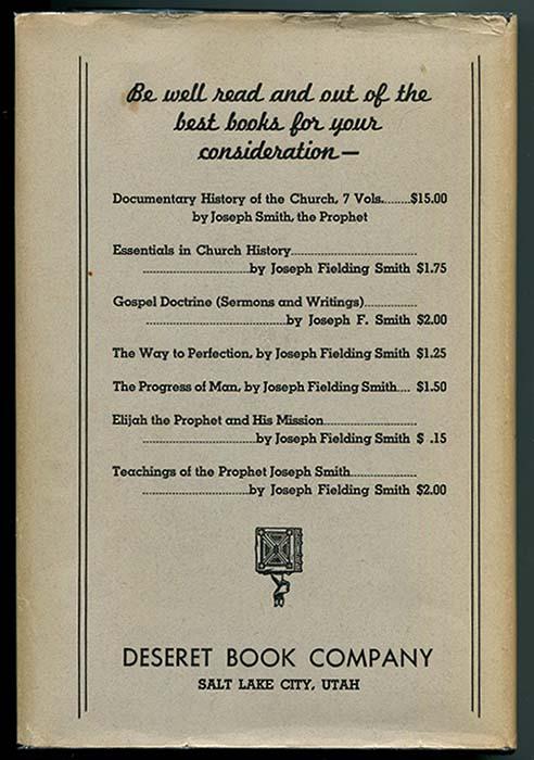 Life of Joseph F. Smith Sixth President of The Church of Jesus Christ ...