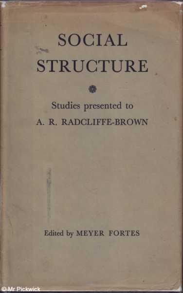 Social Structure by Radcliffe - Brown & Fortes (ed.), A. R. / Meyer ...