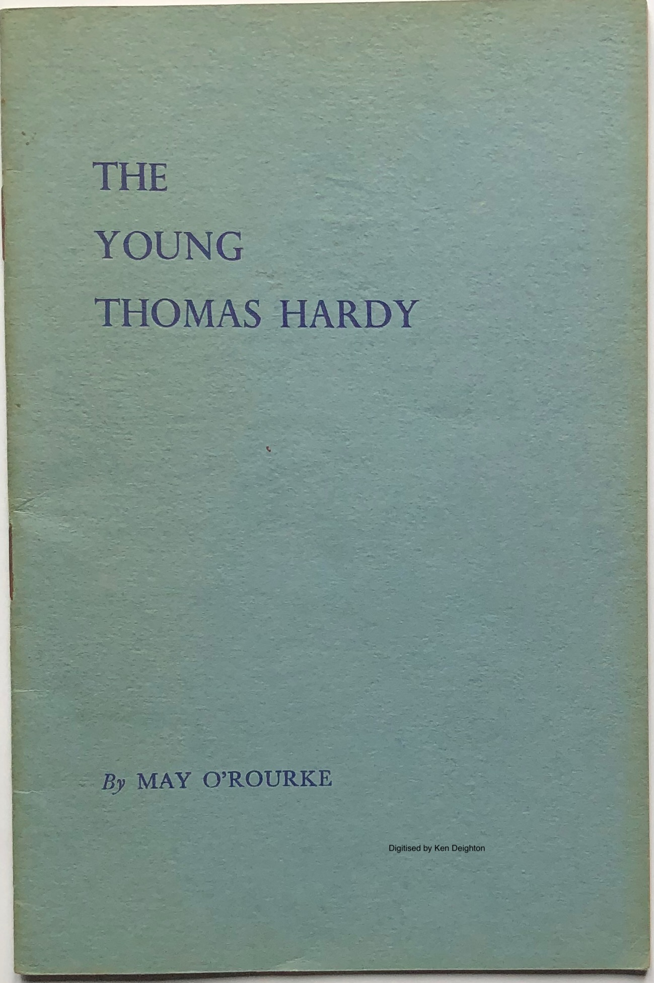 The Young Thomas Hardy de O'Rouke, Mary & Lang, Naomi ( illustrator ...