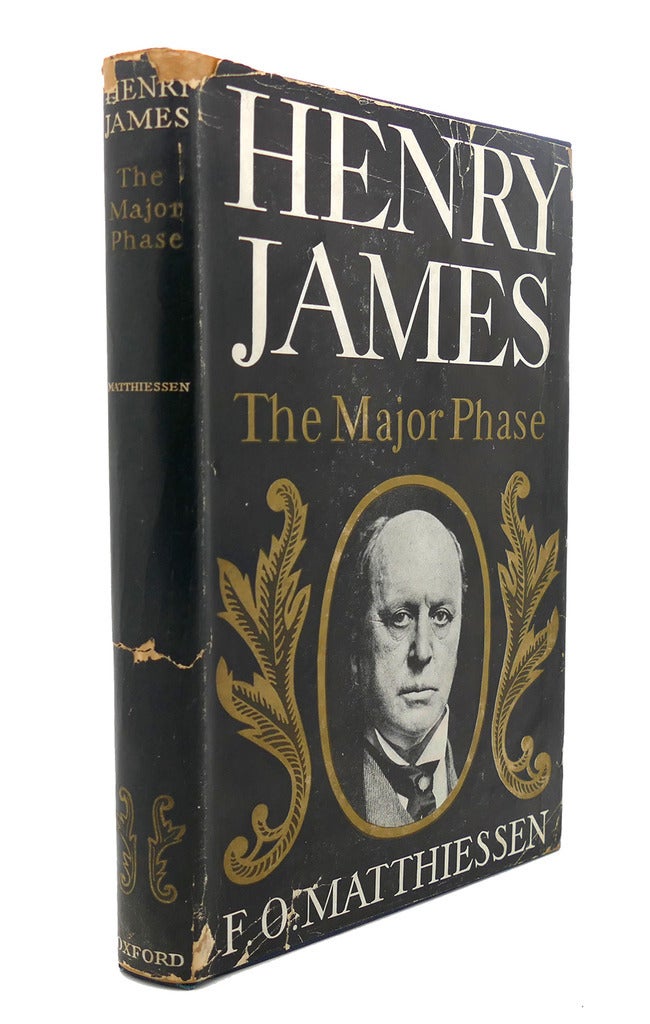 HENRY JAMES : The Major Phase by F. O. Matthiessen: Hardcover (1944 ...