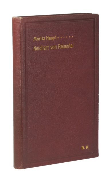 Neidhart von Reuenthal. Herausgegeben von Moriz Haupt. by [Neidhart von ...