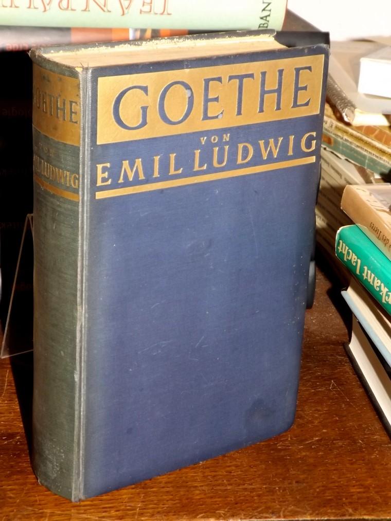 Goethe. Geschichte eines Menschen. Volksausgabe in einem Bande mit 12 ...