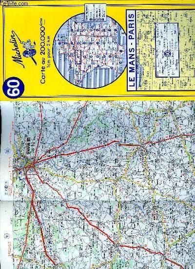 CARTE MICHELIN N°60 by MICHELIN: Map | Le-Livre