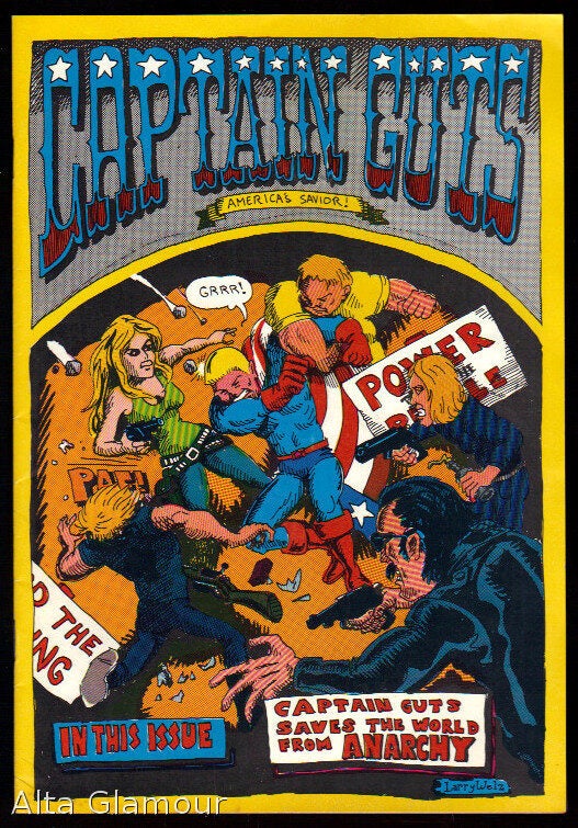 CAPTAIN GUTS COMICS No. 1 by Welz, Larry: (1969) Comic | Alta-Glamour Inc.