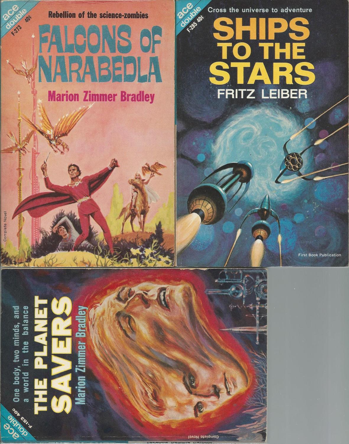 "ACE DOUBLE SCIENCE FICTION 'F' SERIES COMPLETE IN 38 VOLUMES" : Jewels ...