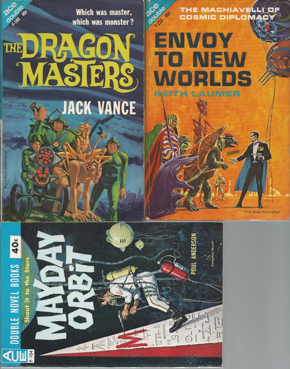 "ACE DOUBLE SCIENCE FICTION 'F' SERIES COMPLETE IN 38 VOLUMES" : Jewels ...