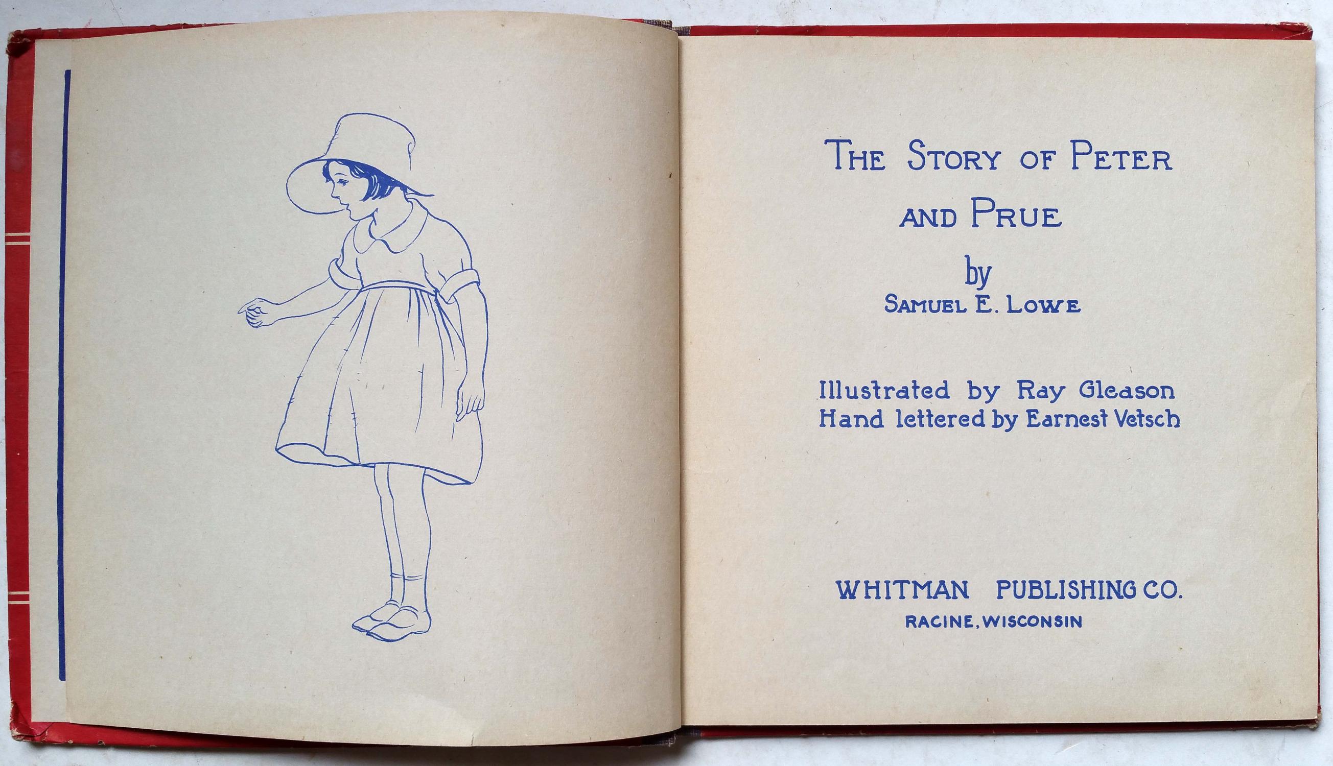 The Story of Peter & Prue by Samuel E. Lowe: Very Good- Hardcover (1926 ...