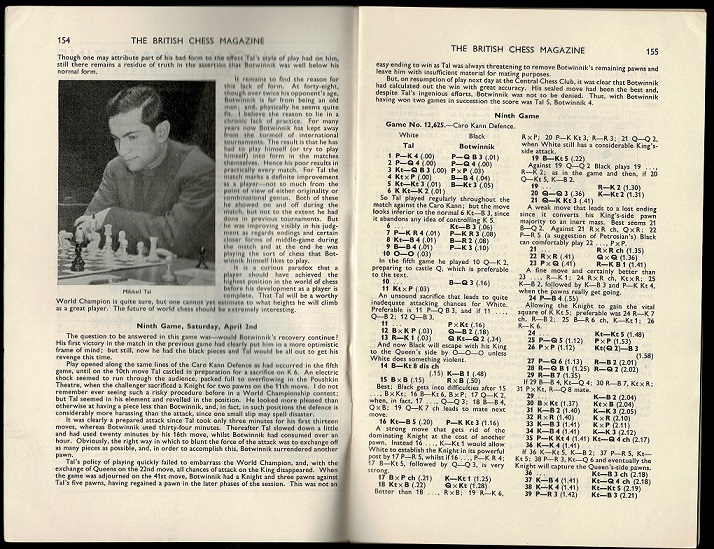 The British Chess Magazine Volume LXXX (80) by Brian Patrick Reilly ...