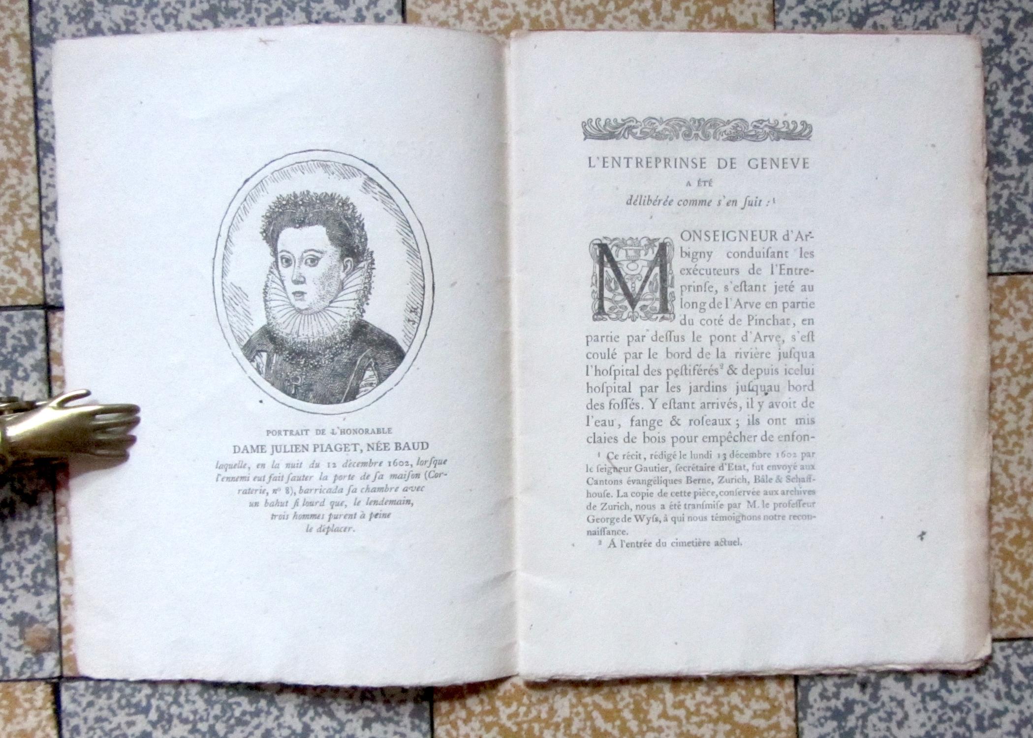 Deux récits officiels de l'Escalade recueillis et mis en lumière par J ...